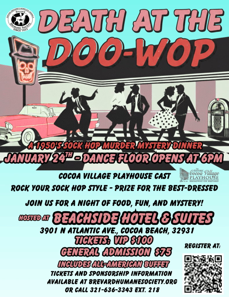 Death at the Doo-Wop - Brevard Humane Society